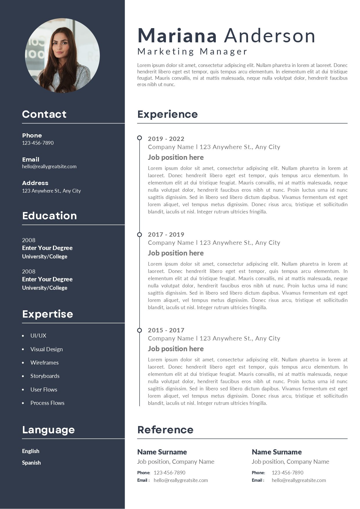 Ethiopia CV & Cover Letter Formats/Templates 2025 - Download for Free ...